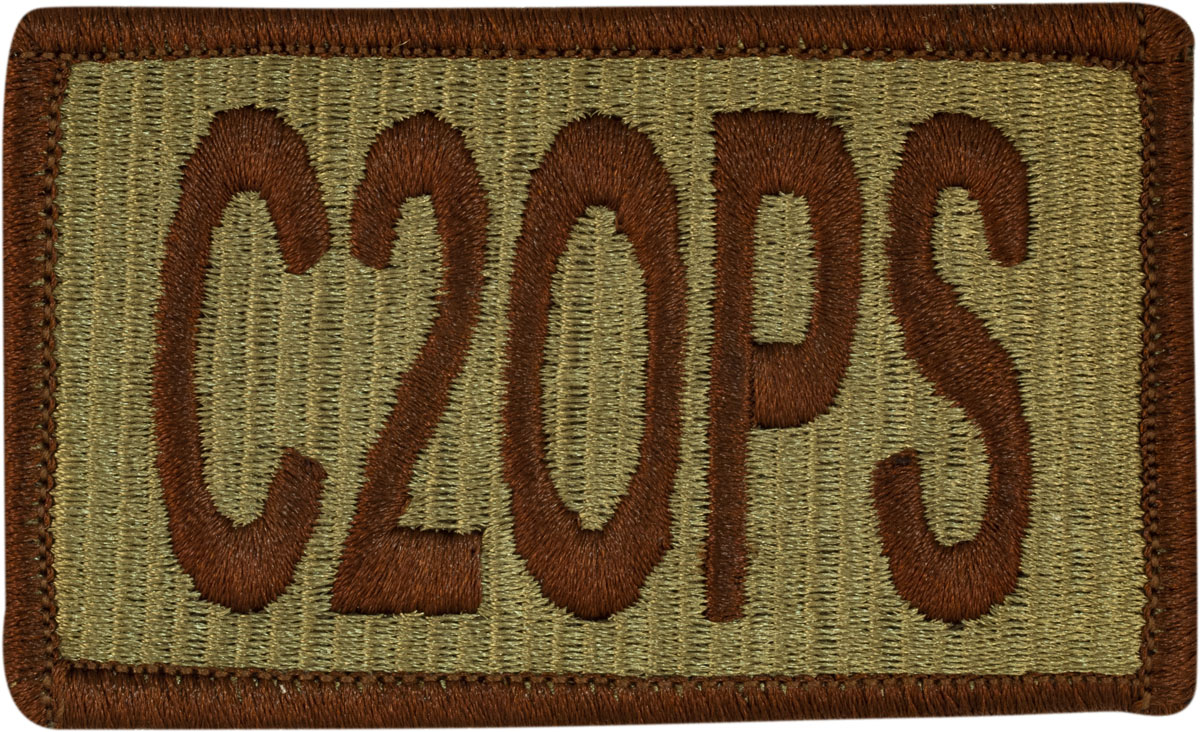 Command and Control Operations Duty Identifier Tab OCP with Fastener
