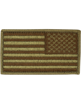 USAF American Flag Reverse OCP Patch with Fastener