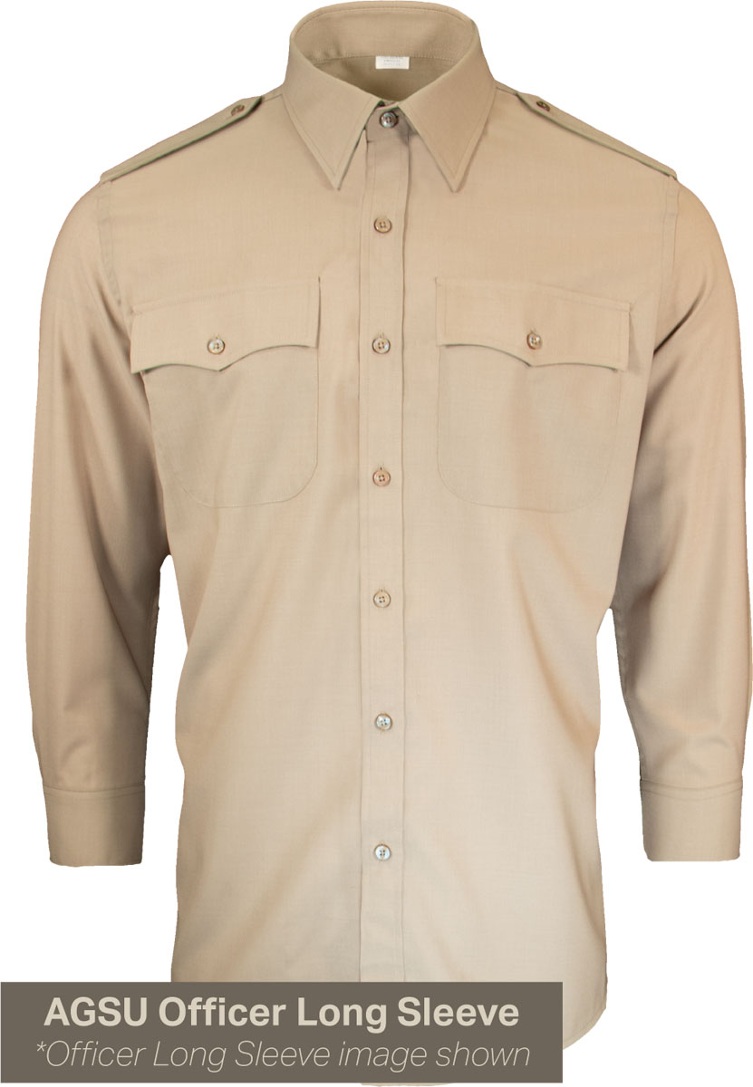 AGSU Athletic Cut Officer Male Long Sleeve Shirt