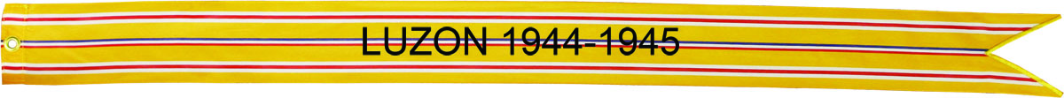 USAF WWII Asiatic Pacific Theater Battle Streamer Luzon