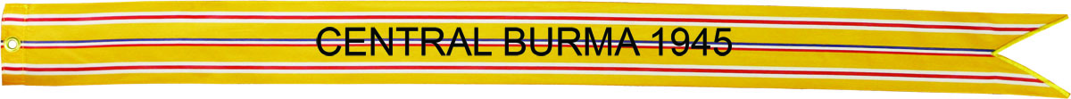 USAF WWII Asiatic Pacific Theater Battle Streamer Central Burma 1945