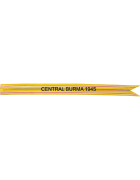 USAF WWII Asiatic Pacific Theater Battle Streamer Central Burma 1945