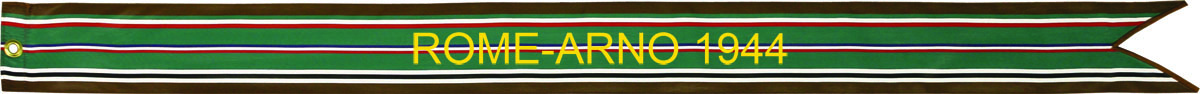 USAF WWII EAME Theater Battle Streamer Rome-Arno 1944
