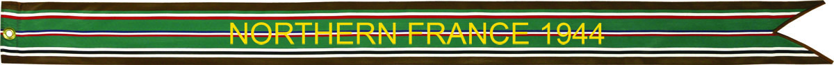 USAF WWII EAME Theater Battle Streamer Northern France
