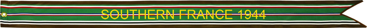 USAF WWII EAME Theater Battle Streamer Southern France 1944
