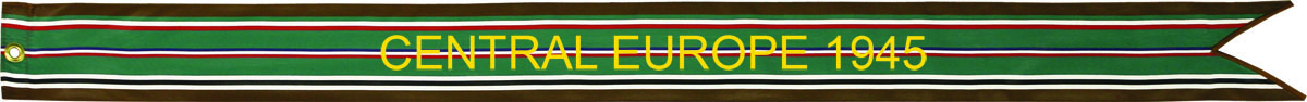 USAF WWII EAME Theater Battle Streamer Central Europe 1945