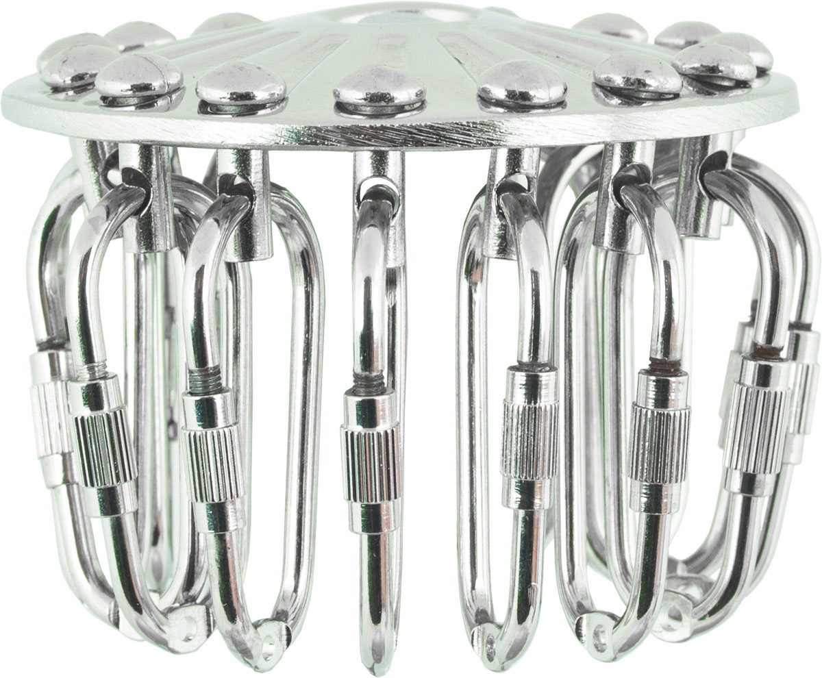 Chrome Campaign Streamer Holder 15 Hole