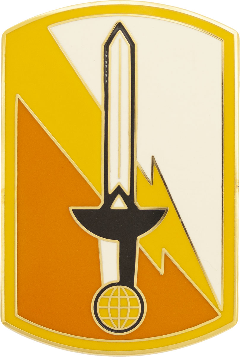 21st Signal Brigade Combat Service Identification Badge
