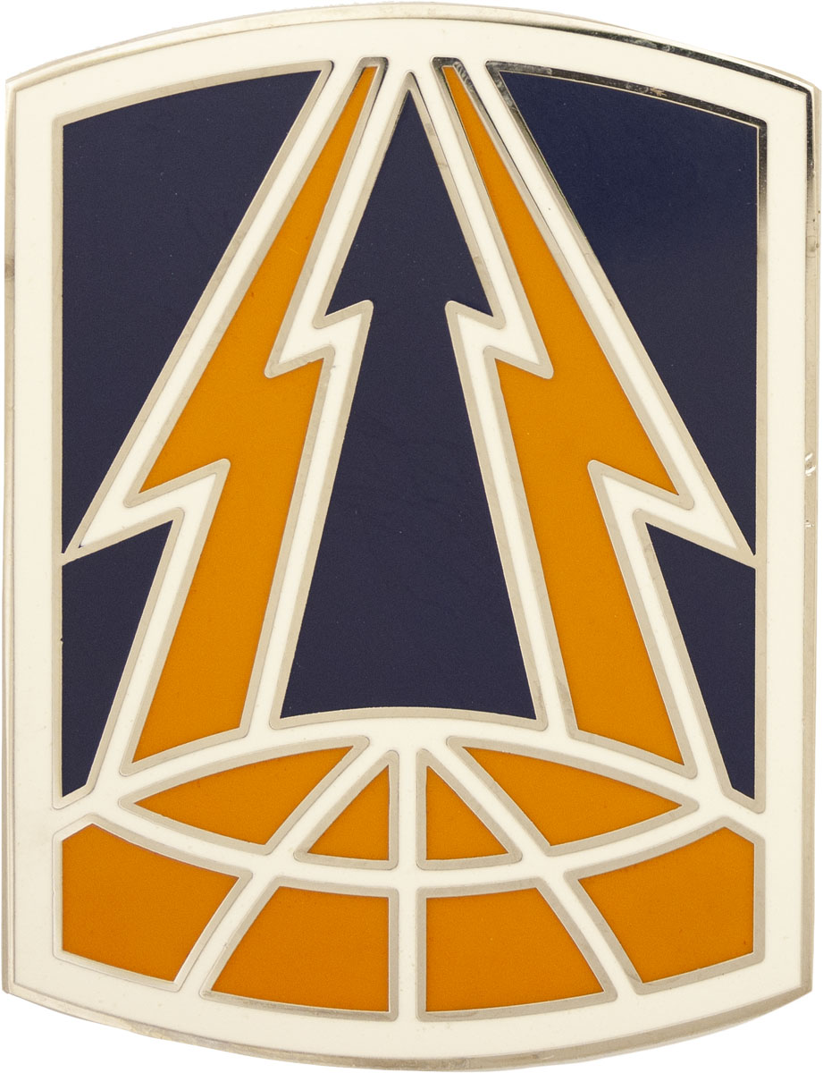 335th Signal Command Combat Service Identification Badge