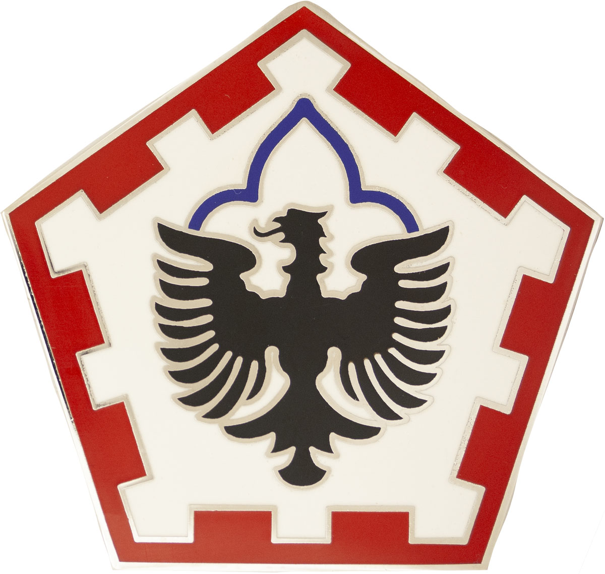 555th Engineer Brigade Combat Service Identification Badge