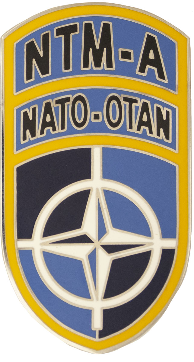 NATO Training Mission Afghanistan Combat Service Identification Badge