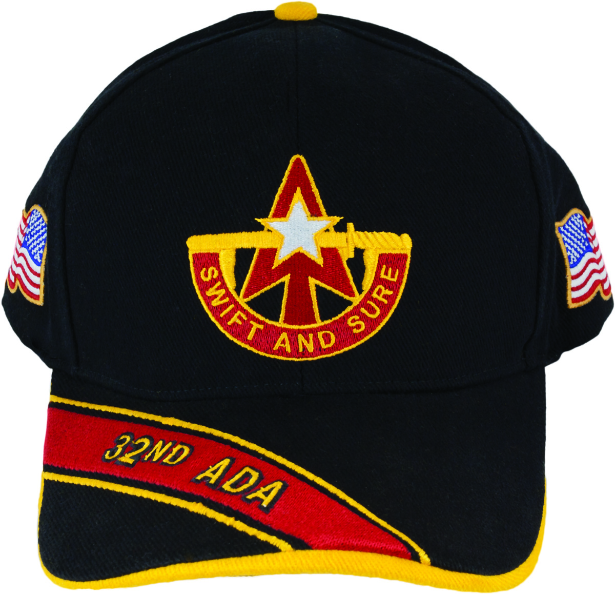 Deluxe Army Cap with 32nd Air Defense Artillery Crest