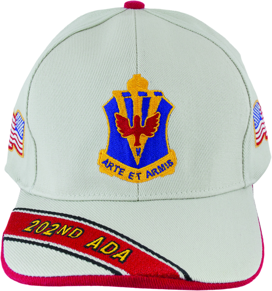 Cap (DC-ADA/DUI-0202A/S) Stone with 202 Air Defense Artillery Crest