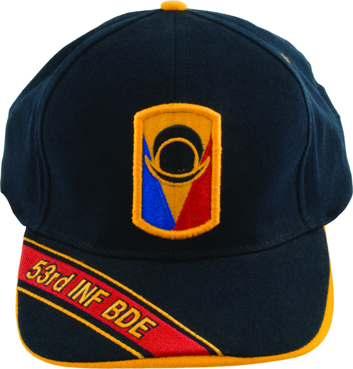 Cap (DC-AR/P-0053A) Black with 53 Infantry Brigade Patch