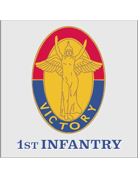 1st Infantry Unit Crest Decal