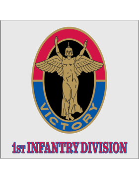 1st Infantry Division Unit Crest Decal