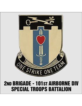 2 Brigade 101 Airborne STB Unit Crest Decal 4.25in x 5.25in