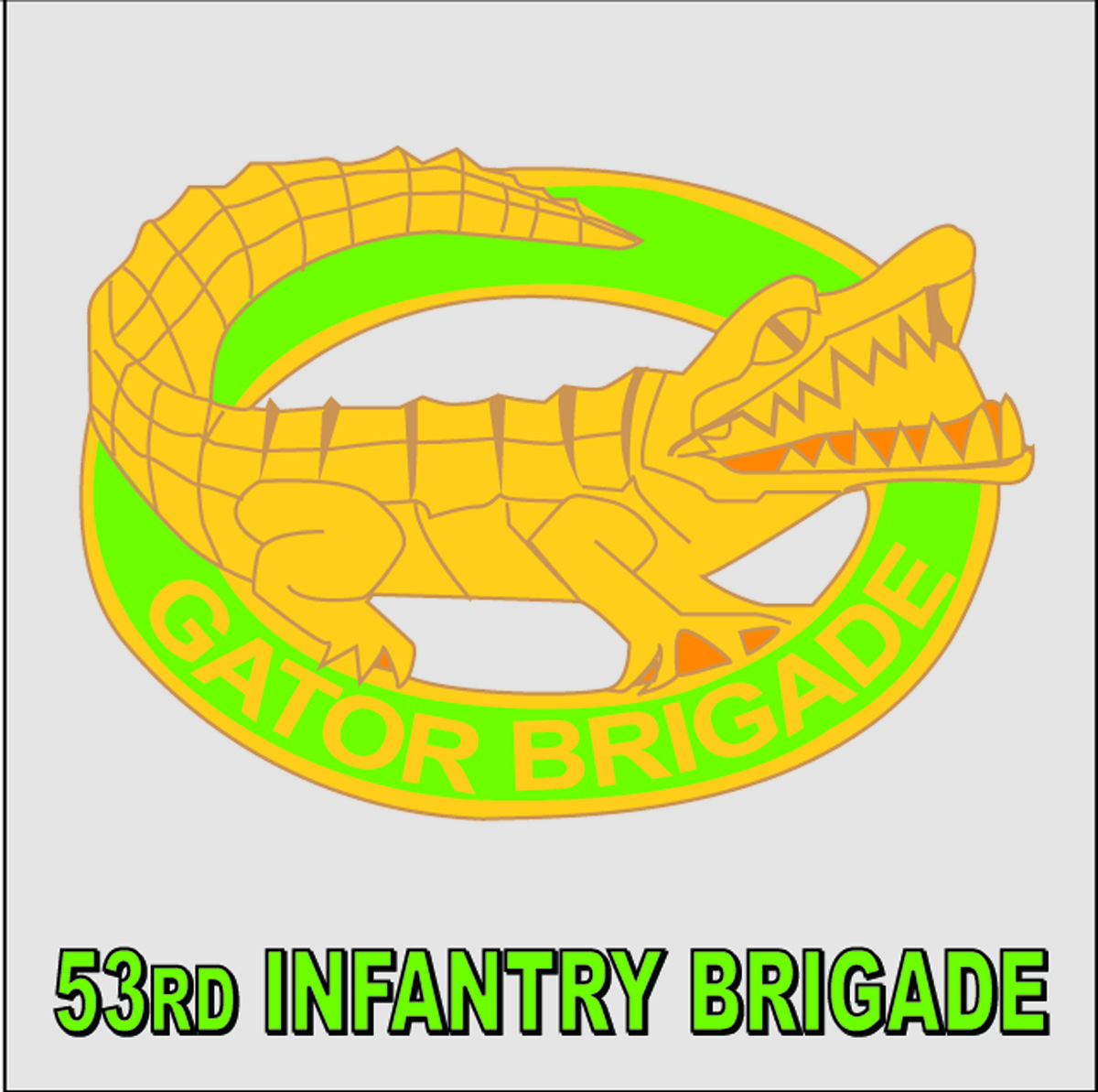 53rd Infantry Brigade Unit Crest Decal