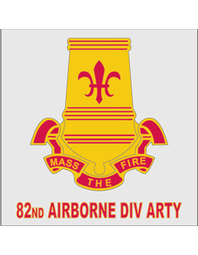 82nd Airborne Division Artillery Unit Crest Decal