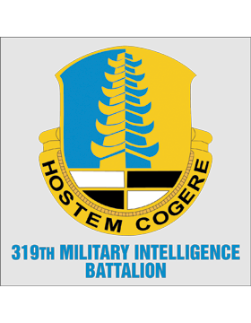 319th Military Intelligence Battalion Unit Crest Decal