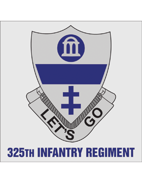 325th Infantry Unit Crest Decal