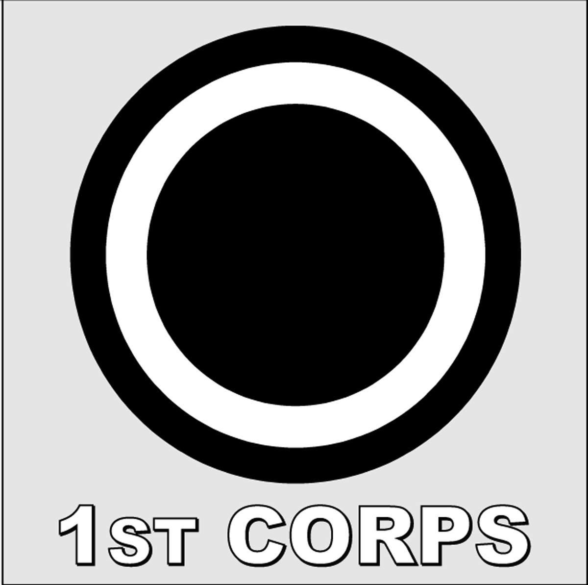 1st Corps Decal