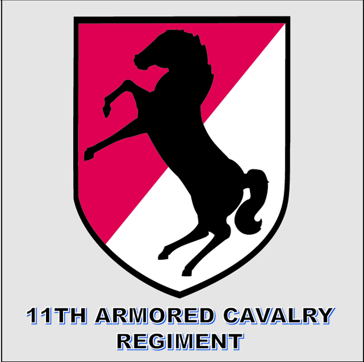 11th Armored Cavalry Regiment Decal