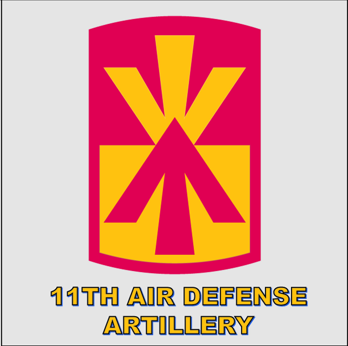 11th Air Defense Artillery Decal