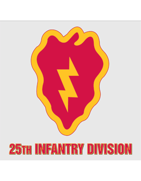 25th Infantry Division Decal