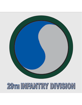 29th Infantry Division Decal