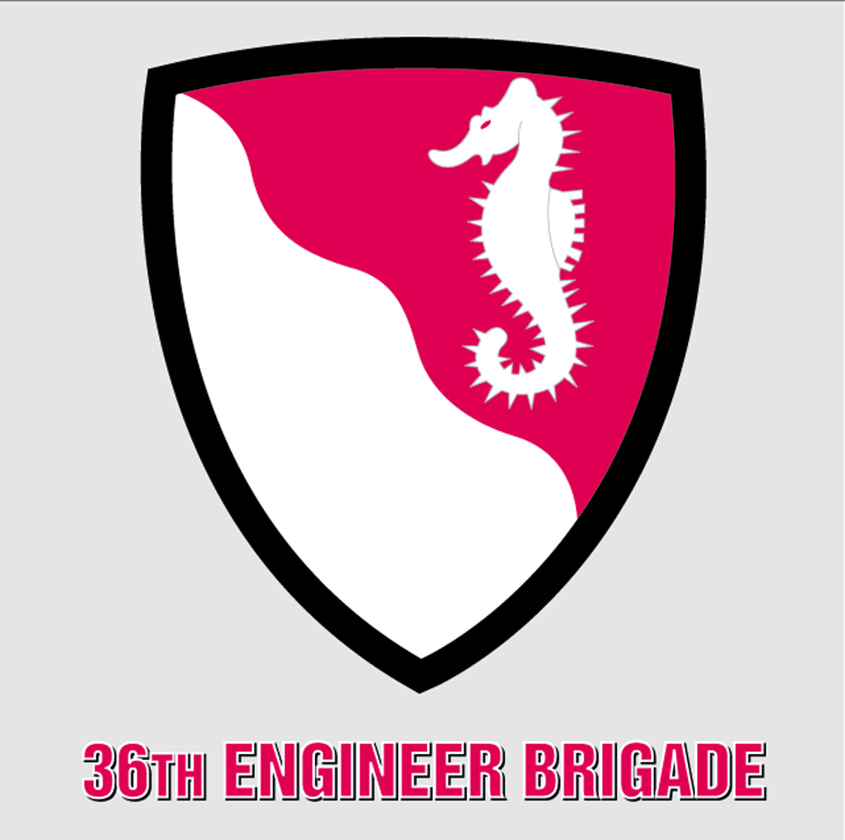36th Engineer Brigade Decal