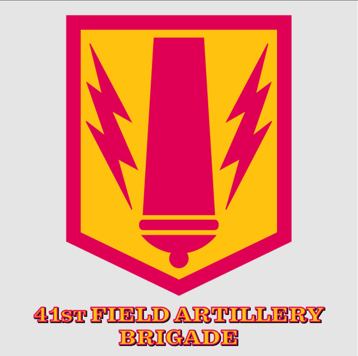 41st Field Artillery Brigade Decal