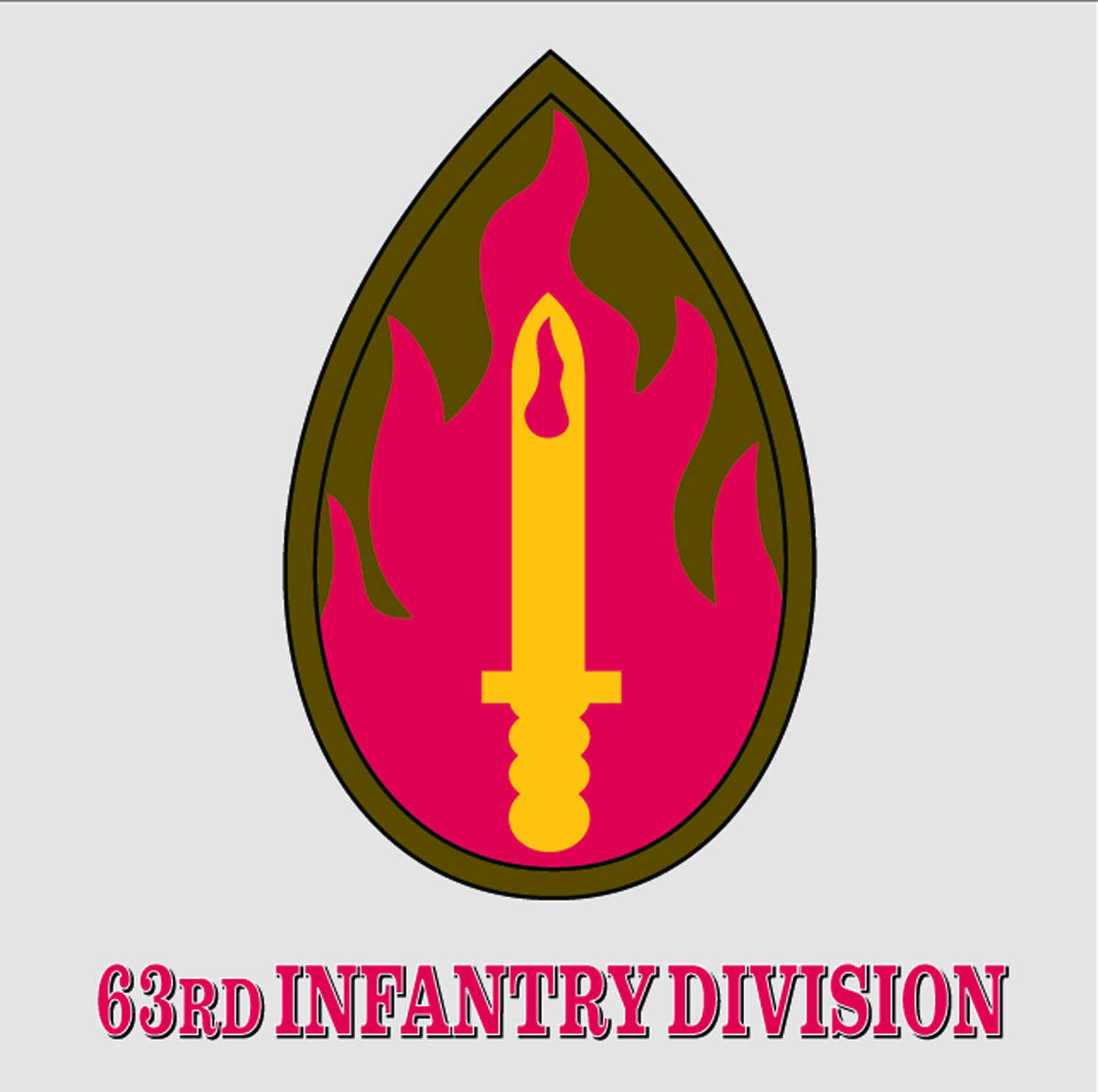 63rd Infantry Division Decal
