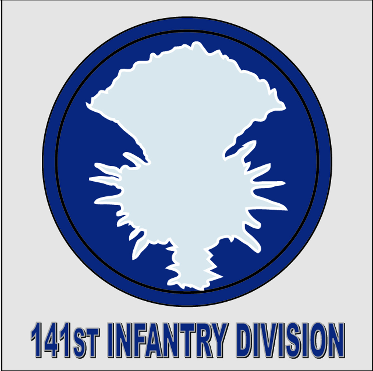 141st Infantry Division Decal