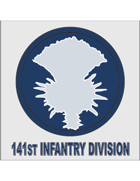 141st Infantry Division Decal