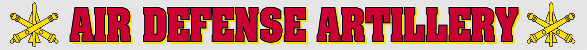Air Defense Artillery Decal