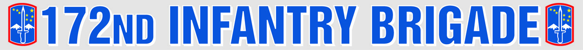 172nd Infantry Brigade Decal