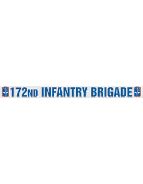 172nd Infantry Brigade Decal
