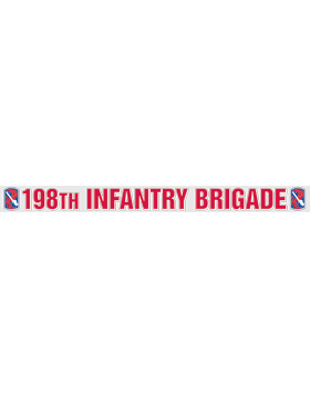 198th Infantry Brigade Decal