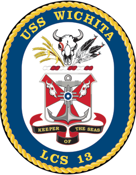 Littoral Combat Ship USS Wichita LCS-13 Coat of Arms Decal
