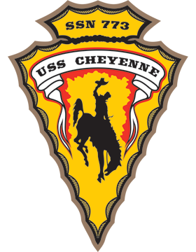 Submarine USS Cheyenne SSN-773 Coat of Arms Decal
