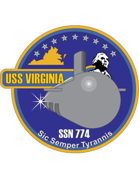 Submarine USS Virginia SSN-774 Coat of Arms Decal
