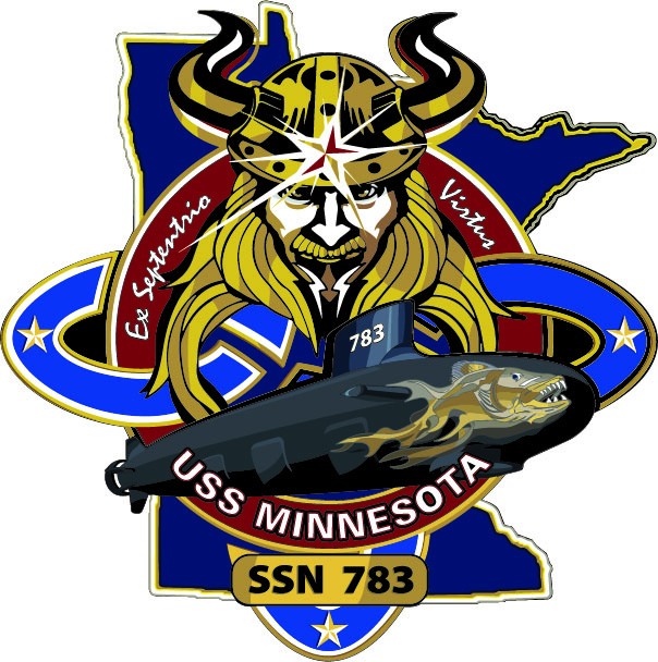 Submarine USS Minnesota SSN-783 Coat of Arms Decal
