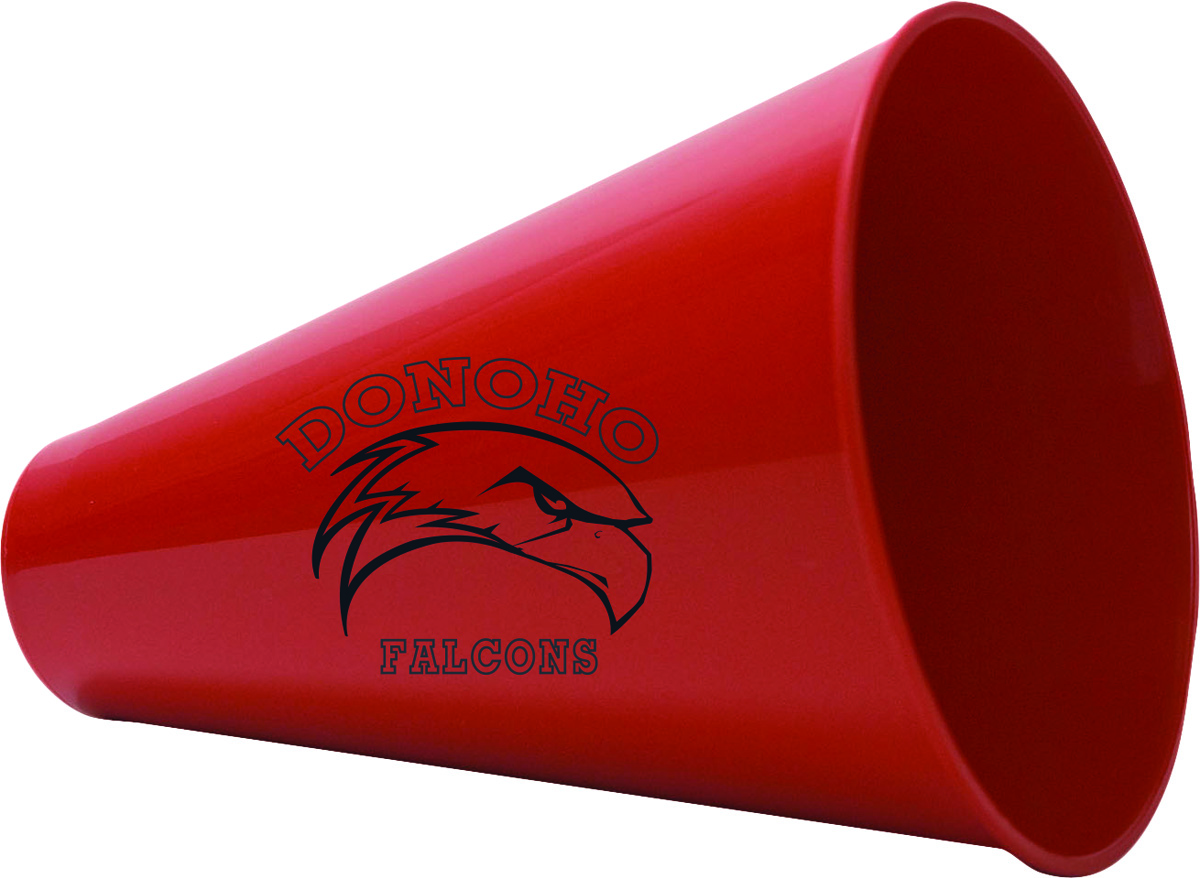 Donoho Falcons Maroon Mini Megaphone