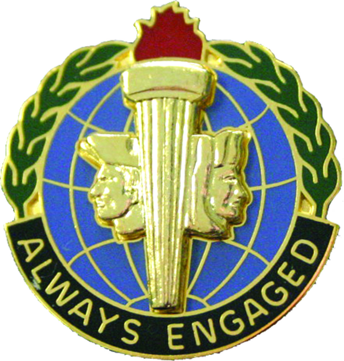 Military Intelligence Readiness Command Unit Crest (Always Engaged)