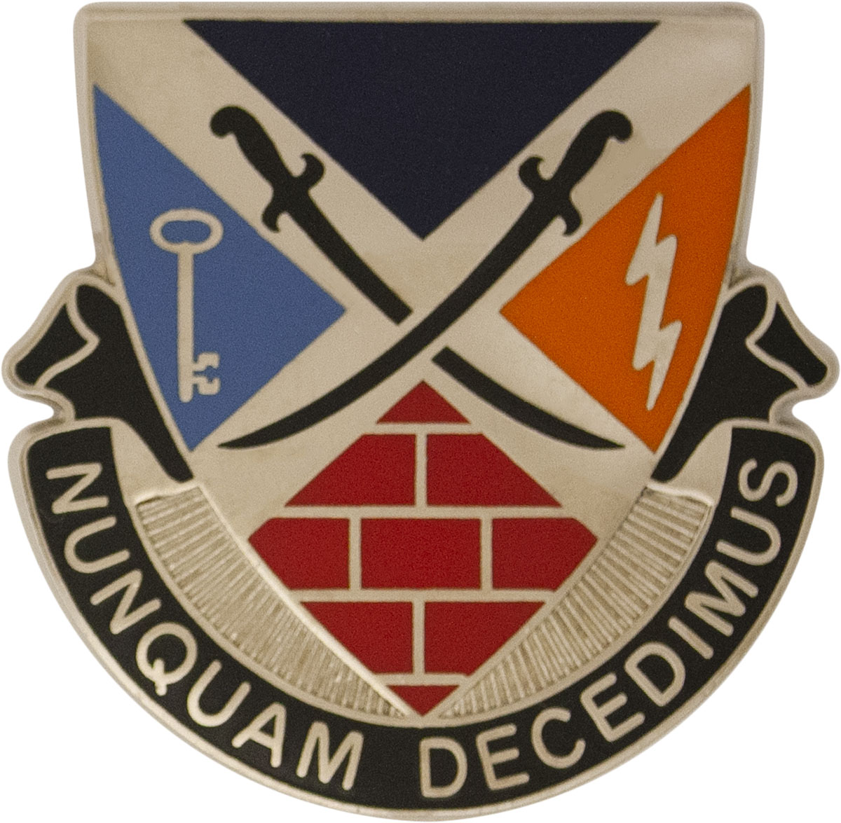 76th Infantry Brigade Combat Team STB Unit Crest (Nunquam Decedimus)