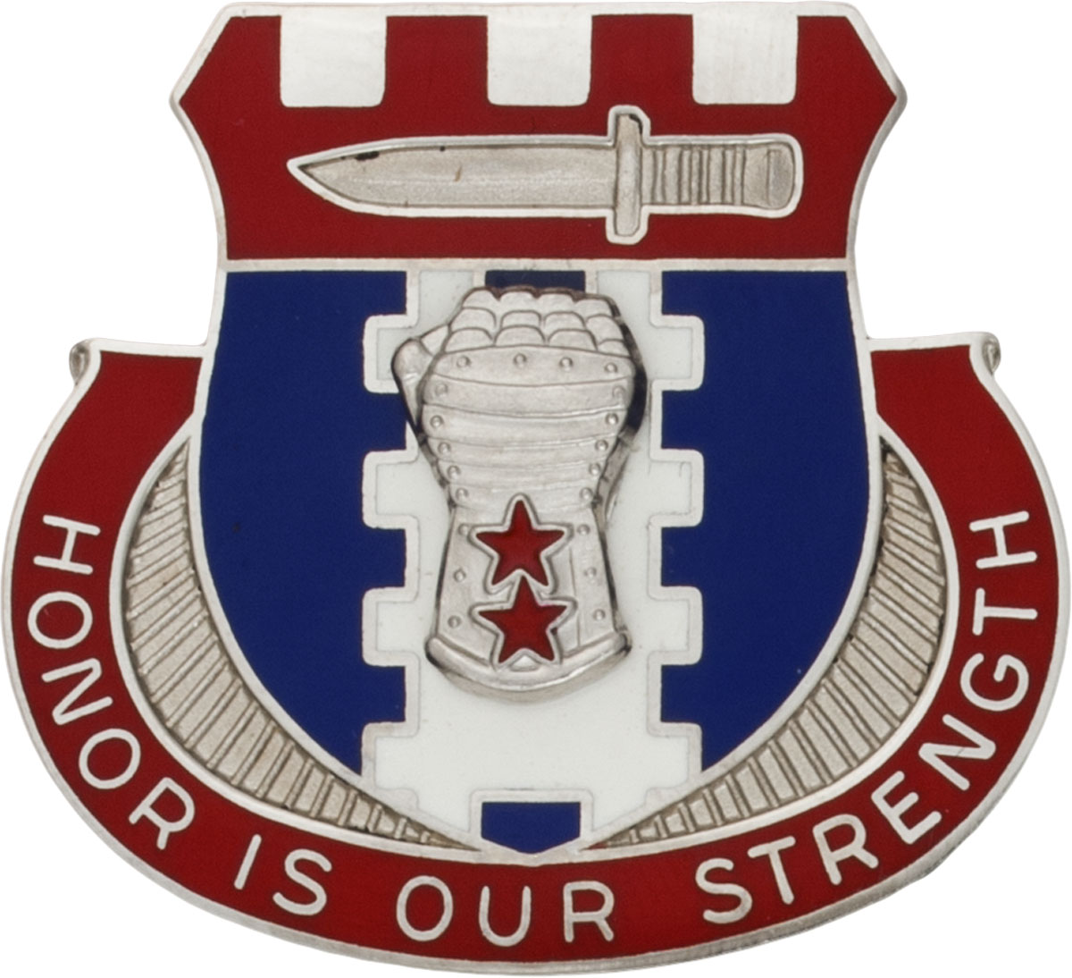 155th Armored Brigade Special Troops Battalion Unit Crest (Honor is...