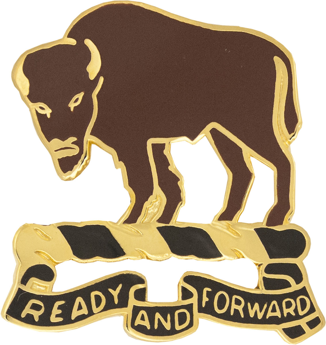 10th Cavalry (Left) Unit Crest (Ready And Forward)