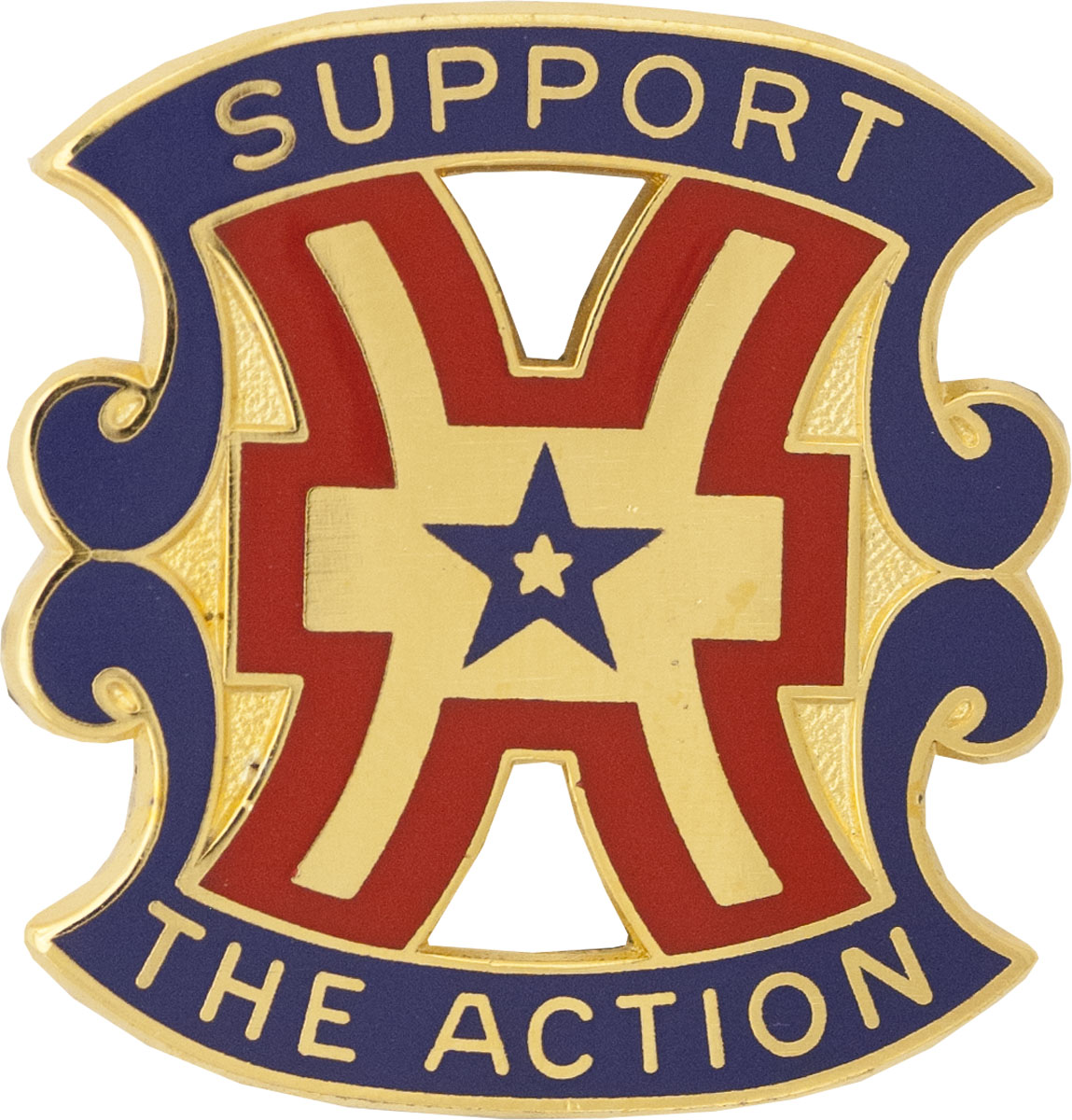 15th Support Brigade Unit Crest (Support The Action)
