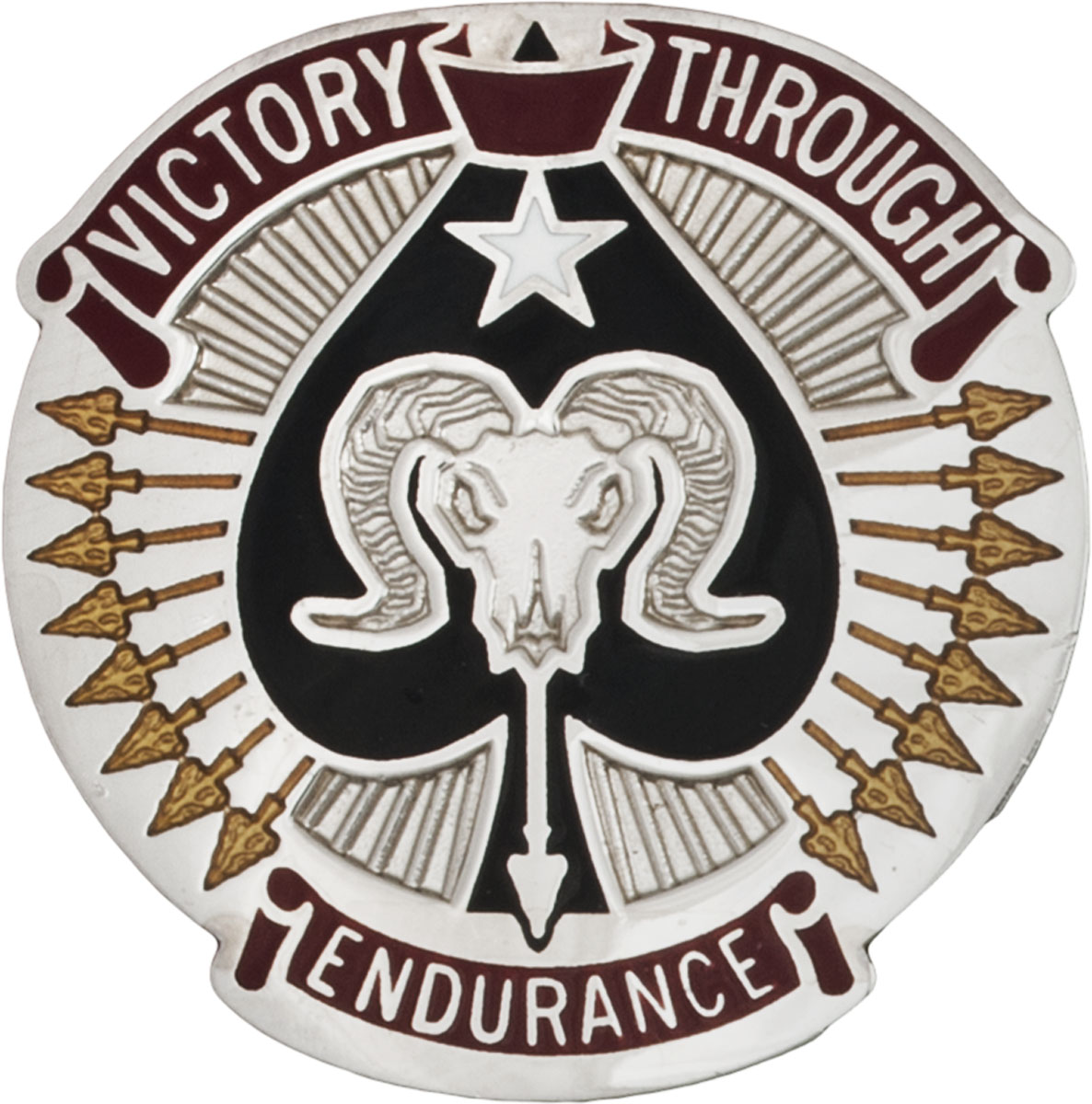 17th Sustainment Brigade Unit Crest (VICTORY THROUGH ENDURANCE)
